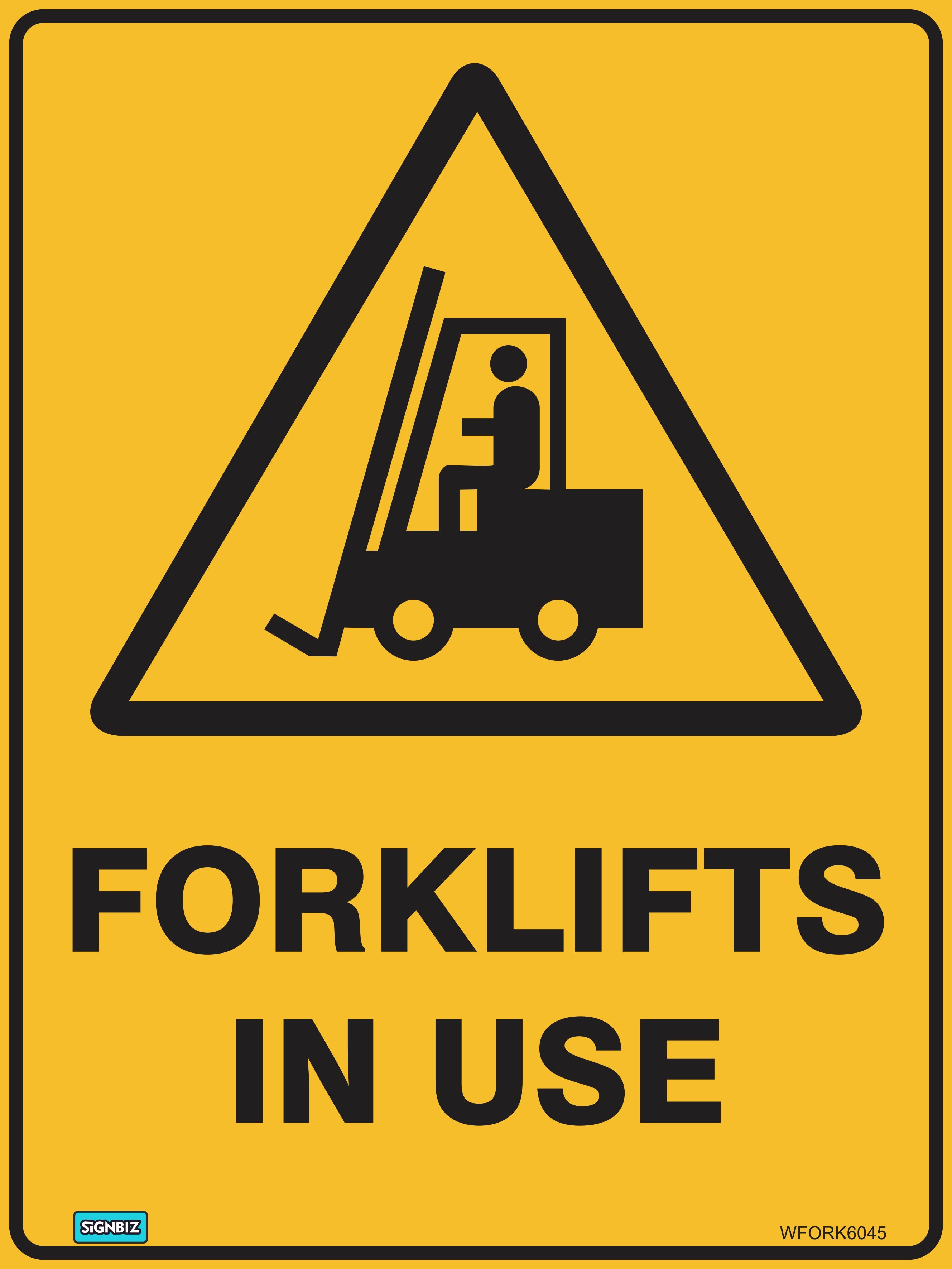 Forklift and Battery Signs – Signbiz