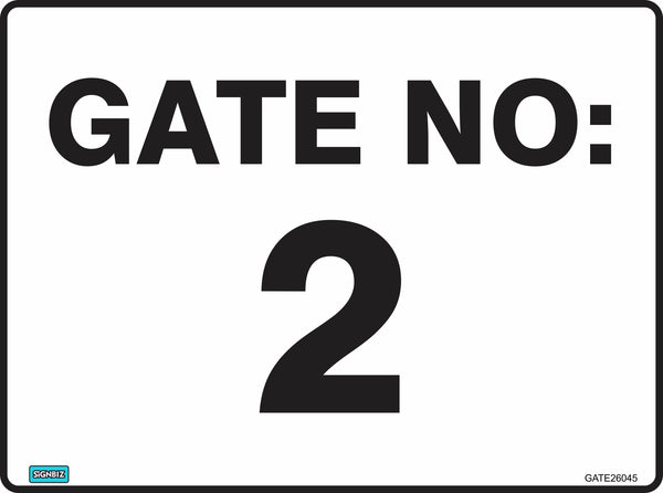 General Gate Number 2 – Signbiz