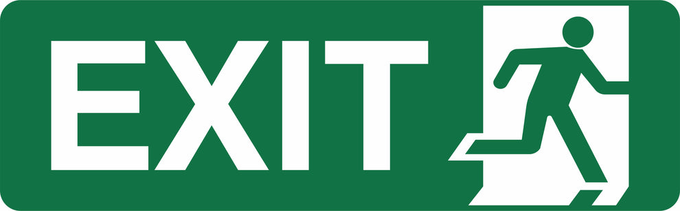 EXIT SIGN - EXIT RUNNING MAN – Signbiz