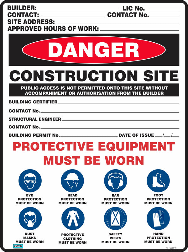 Mandatory Multi Safety Sign Customised Site 2 – Signbiz